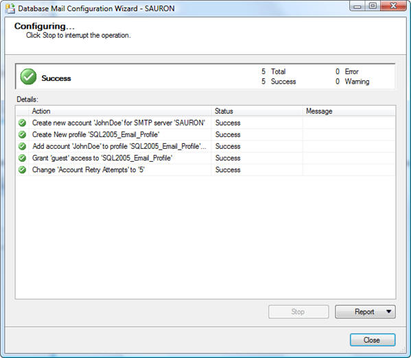 Sql Server 2005 Database Mail Setup And Configuration Scripts 0996