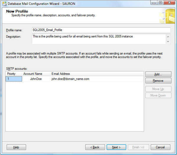 Sql Server 2005 Database Mail Setup And Configuration Scripts 7593