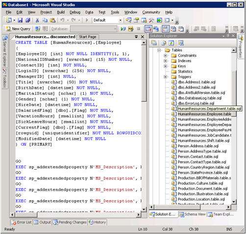 Build A Sql Server Data Dictionary With The Extended Properties