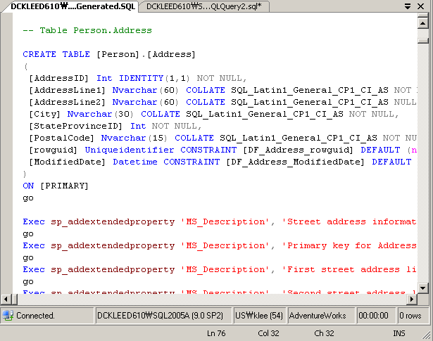 Build a SQL Server Data Dictionary with the Extended Properties