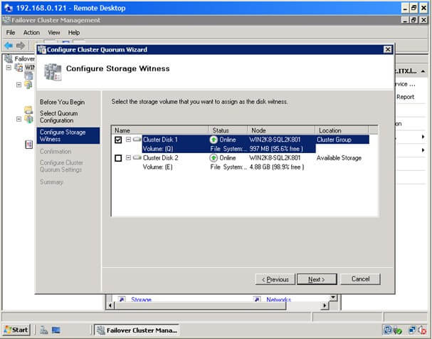 Install SQL Server 2008 on a Windows Server 2008 Cluster Part 2