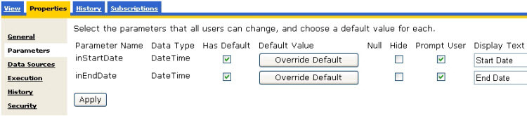 Script To Determine Ssrs Parameters Path And Default Values