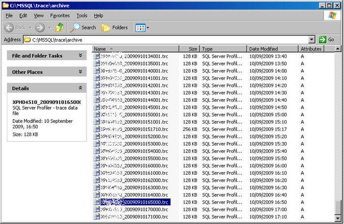 Auto Generate An Hourly Sql Server Profiler Trace File