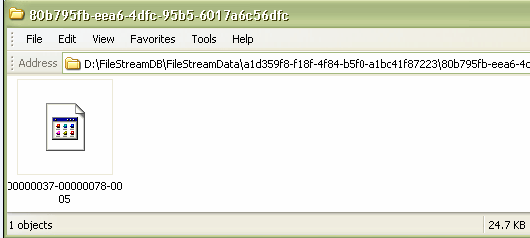 Using INSERT, UPDATE and DELETE to manage SQL Server FILESTREAM Data