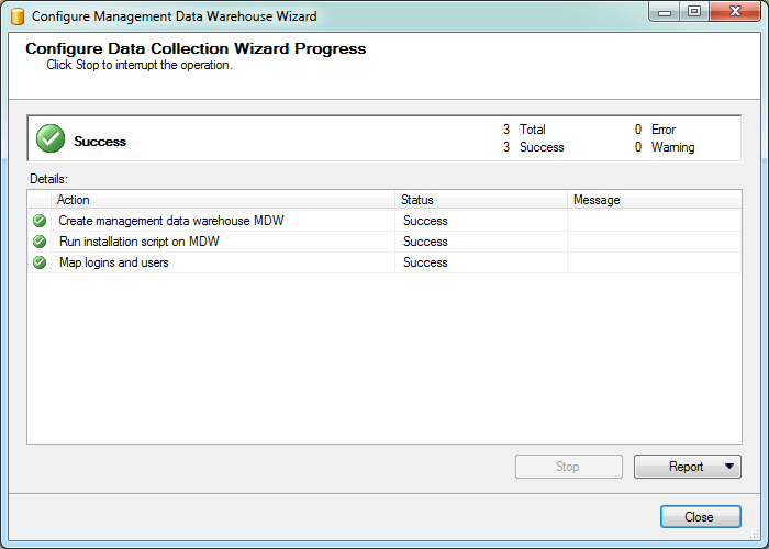Removing the SQL Server Management Data Warehouse