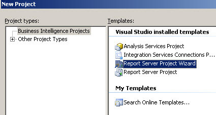 Creating a SSRS report using a mySQL data source
