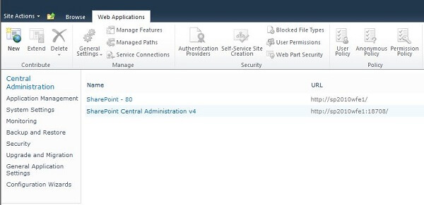 Managing Sharepoint Content Databases With Central Administration