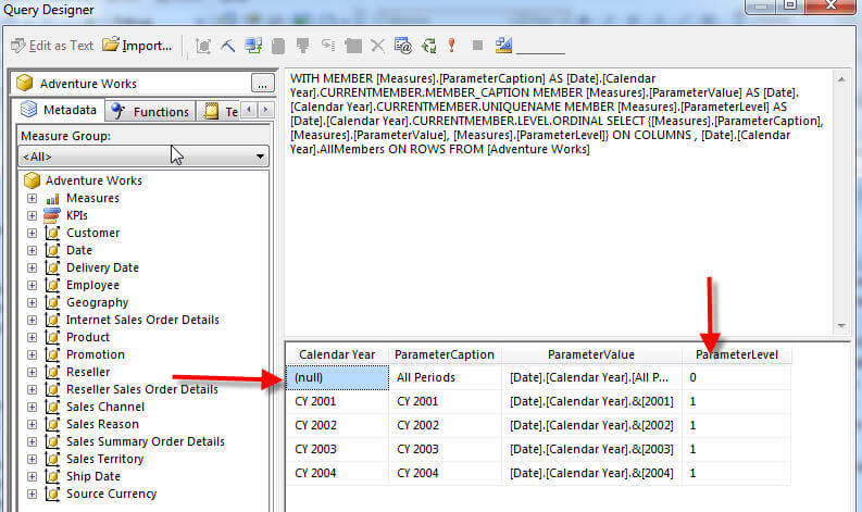Developing A Ssrs Report Using A Ssas Data Source