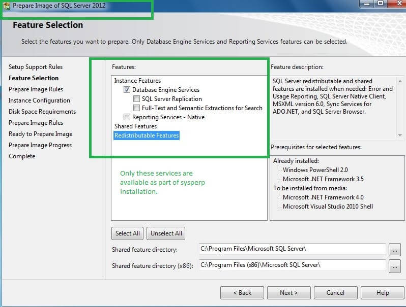 Install Sql Server 2012 Using Sysprep