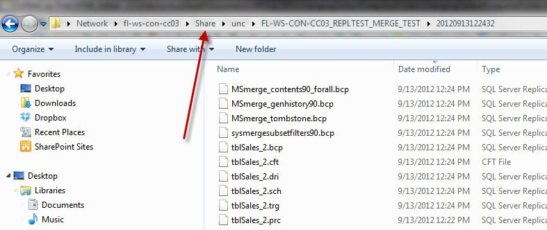 Changing SQL Server's Default Snapshot Folder for Replication