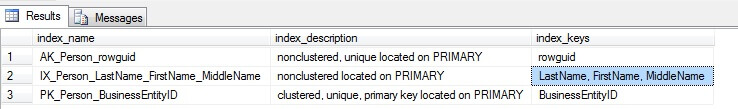 Sql Server Non Clustered Index Example