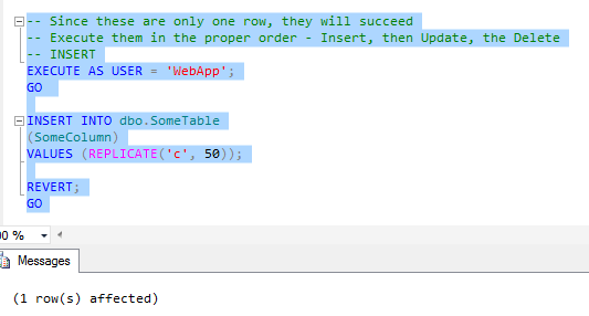 Using Triggers to Mitigate Some SQL Injection Effects