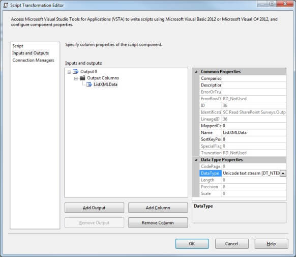SSIS Package to Read SharePoint Surveys and Lists