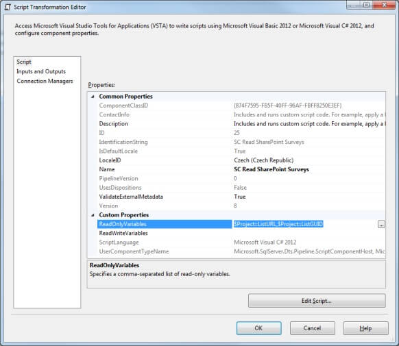 Ssis Package To Read Sharepoint Surveys And Lists