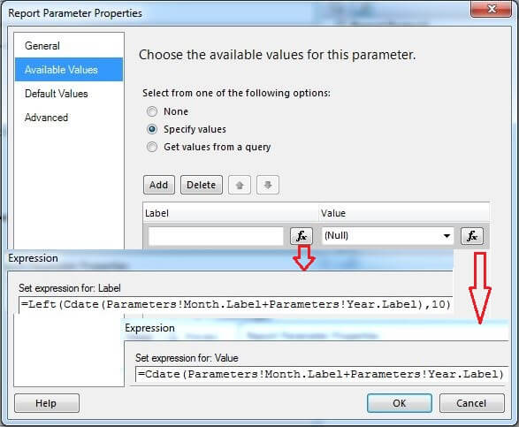 Dynamically Refresh SSRS Report Date Parameters
