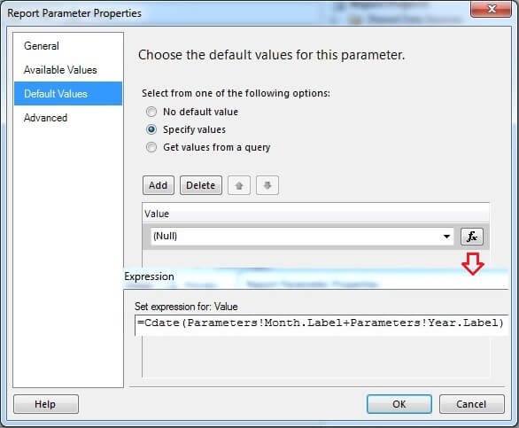 Dynamically Refresh SSRS Report Date Parameters