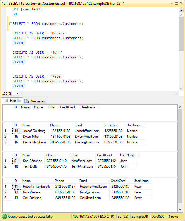 Implement Row Level Security Natively With Sql Server 2016