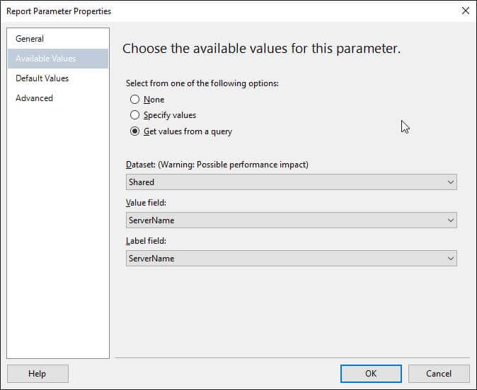Implement Dynamic Data Sources In Ssrs