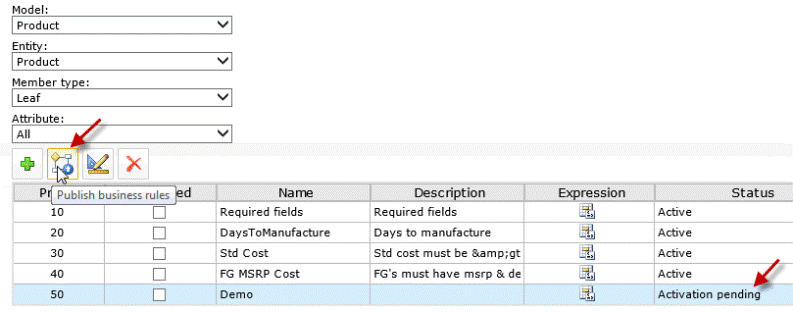 Create Business Rules in SQL Server Master Data Services