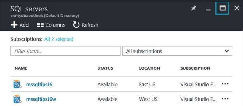 Create Database Copies in Azure SQL Database