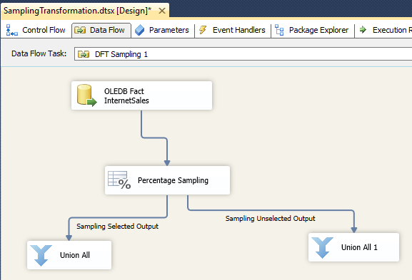 Data Sampling in SSIS