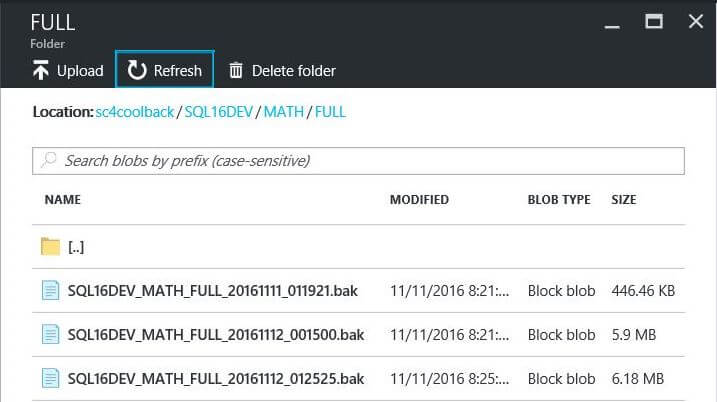 Copying SQL Server Backup Files to Azure Blob Storage with AzCopy