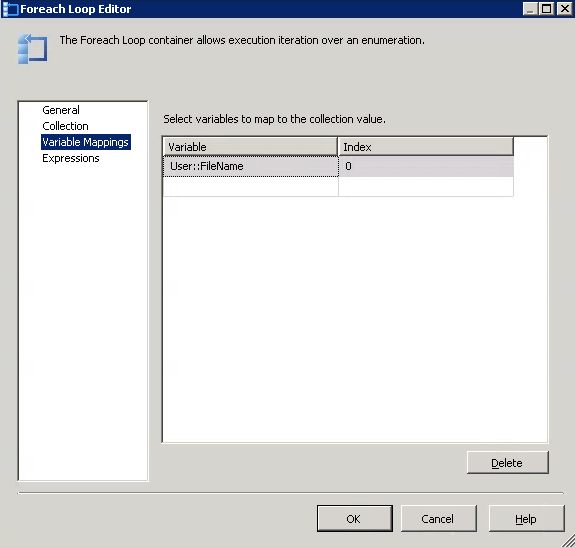Search File Extensions with SSIS Foreach File Enumerator