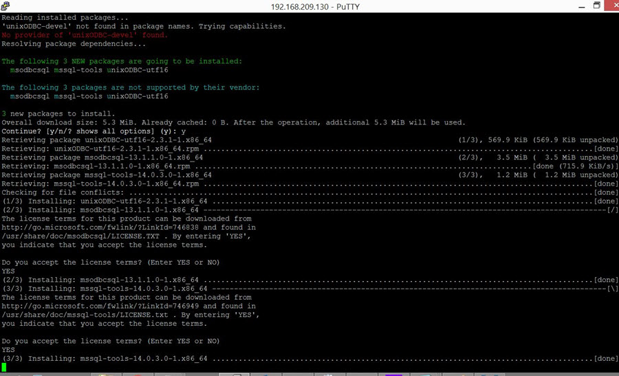 Installing SQL Server Tools on SUSE Linux