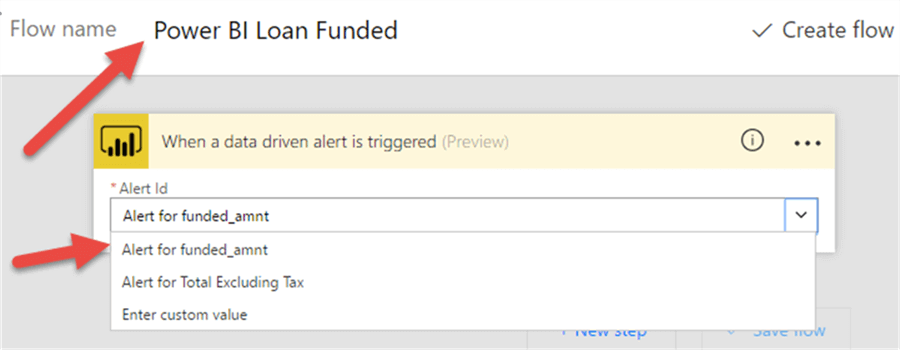 Power BI Features for Notifications