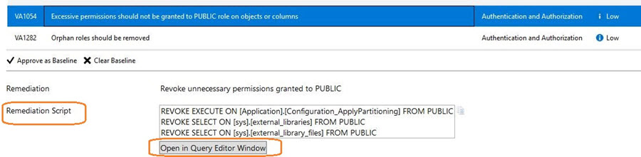 Sql Server Security Vulnerability Assessment Tool In Ssms 174