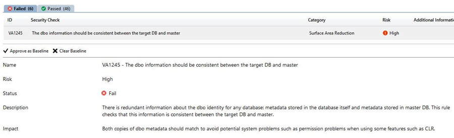 Sql Server Security Vulnerability Assessment Tool In Ssms 174