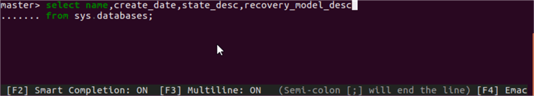 Installing and Using mssql-cli on Linux for SQL Server