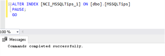 Resumable Online Index Create in SQL Server 2019