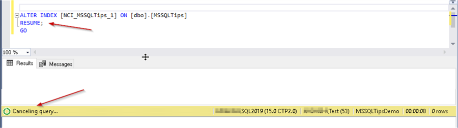 Resumable Online Index Create in SQL Server 2019