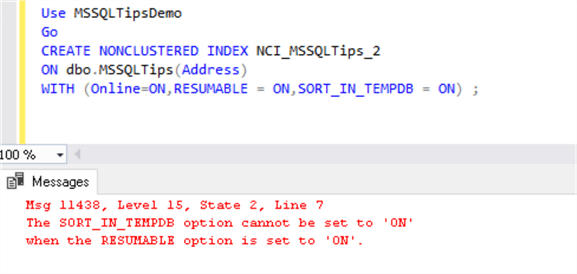 Resumable Online Index Create in SQL Server 2019