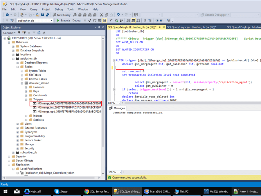 Disable Data Sync For Sql Server Merge Replicated Table Via Publisher