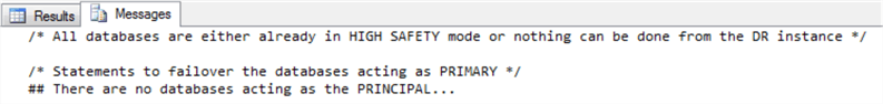 Sql Server Db Mirroring Status Check And Manual Failover Tsql Scripts 9511
