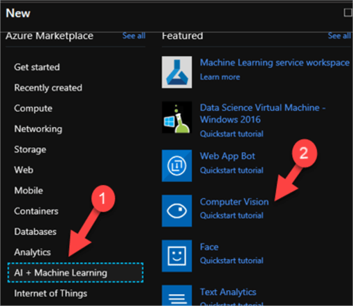 Azure Vision Service and Face API Example with Python
