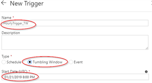 Create Tumbling Window Trigger in Azure Data Factory ADF