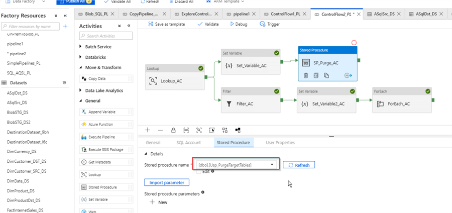 Azure Data Factory Foreach Activity Example