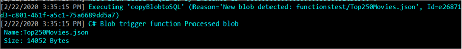 Process Blob Files Automatically using an Azure Function with Blob Trigger Process Blob Files Automatically using an Azure Function with Blob Trigger