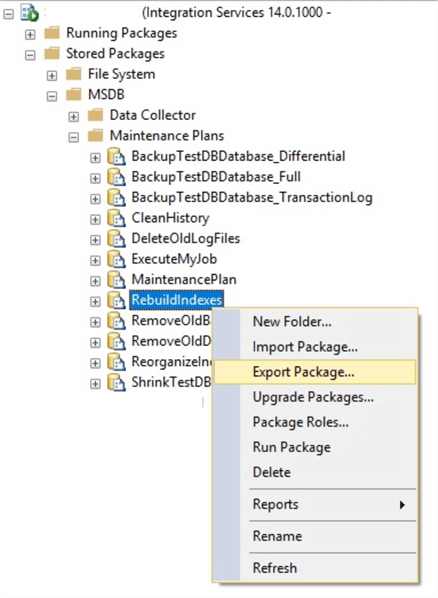Transfer SQL Server Maintenance Plans Between Servers