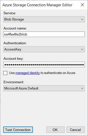 SSIS Flexible File System Task with Azure Blob Storage