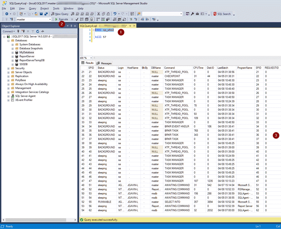 How to Take SQL Server Database Offline