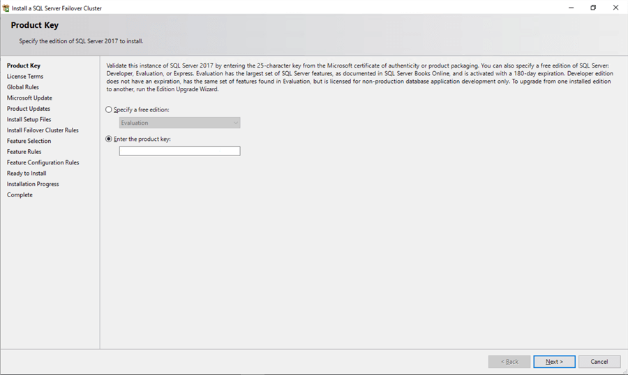 Install SQL Server 2017 on Windows Server 2016 Failover Cluster - Part 1