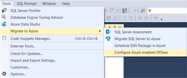 Execute SSIS Package in Azure with DTEXEC Utility