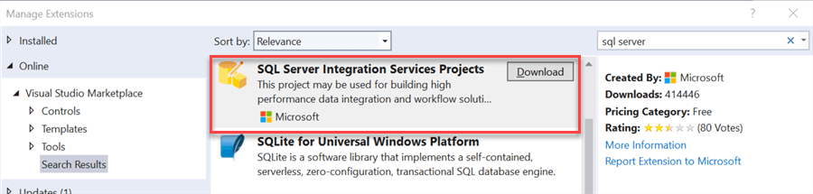 Visual Studio 2019 Install and Configure for the SQL Server DBA