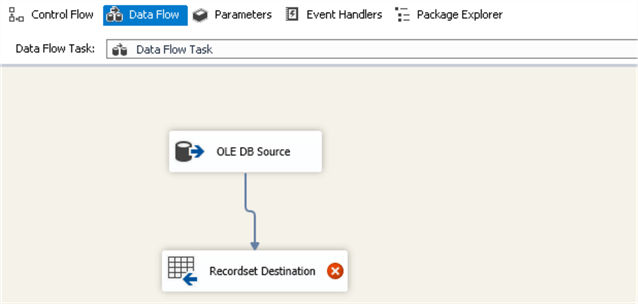 RecordSet Destination in SSIS