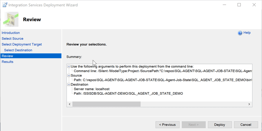 Execute SSIS Packages from SQL Server Agent