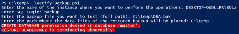 Sql Server Backup Testing And Verification 4358